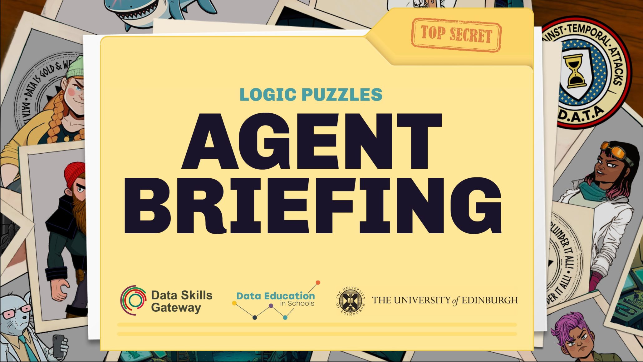 Agent Briefing Logic Puzzles - Data Education in Schools