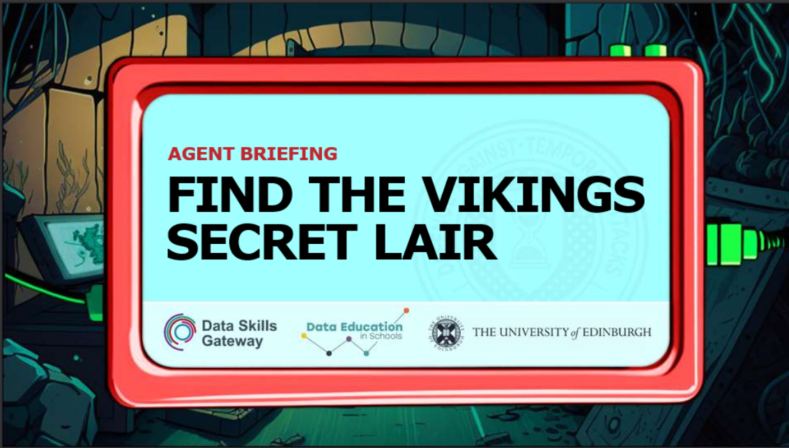 Computer Science Week 2024: 'Find the VIKINGS Secret Lair' Live Escape ...